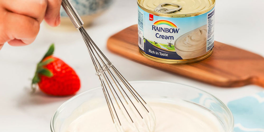 Rainbow Scanned Cream - M. A. Al-ZUBAIRI & BRO